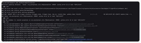 Bug Dao Pg Does Not Support On Duplicate Key Update Syntax · Issue 14049 · Apache