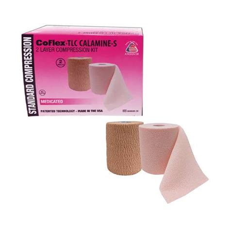 Coflex Tlc Calamine Standard 2 Layer Compression Bandage Kit Compression Bandage