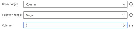 Resize Columns Rows In Excel Worksheet Action Power Automate Desktop