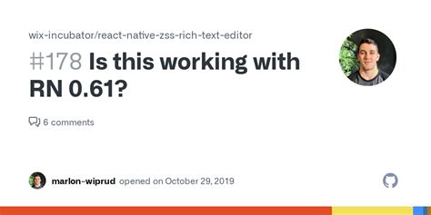 Is This Working With RN Issue Wix Incubator React Native Zss Rich Text Editor