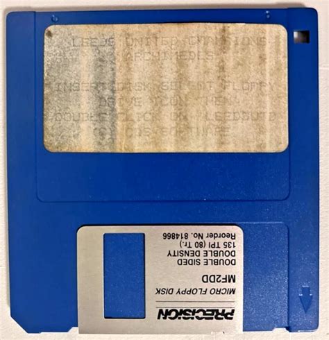 Leeds United Champions Cds Acorn Archimedes Risc Os Floppy Disk Only Tested £4 99 Picclick Uk