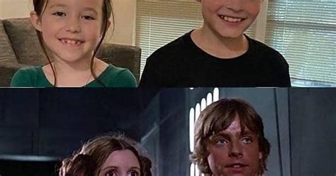 Little Luke And Leia Grant Feely And Vivian Lyra Blair From Obi Wan