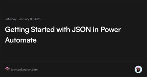 Getting Started With Json In Power Automate