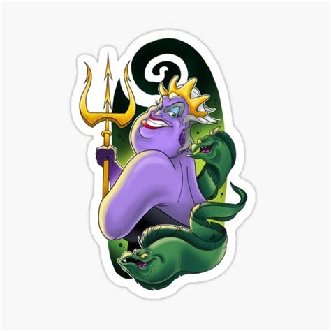 Ursula Stickers For Sale Disney Tattoos Ursula Disney Ursula Tattoo