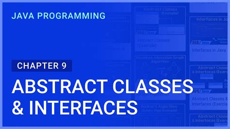 Abstract Classes And Interfaces Chapter 9 Java Programming Youtube
