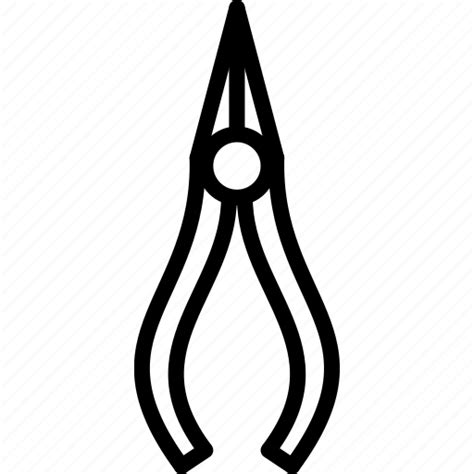 Needle Nose Pliers Tools Icon Download On Iconfinder