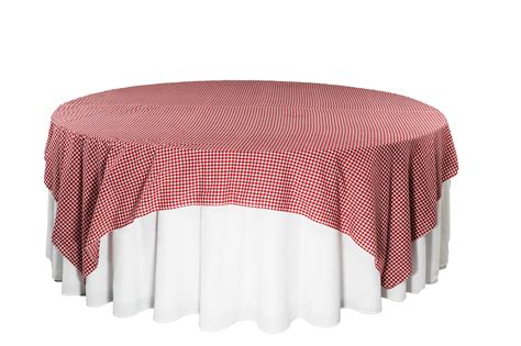 Overlay Red And White Gingham Small Check Chaircovers Over All