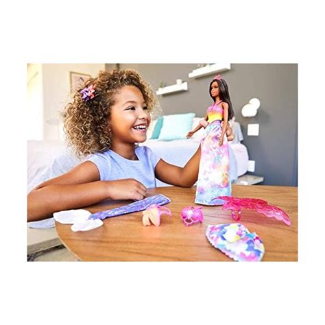 Barbie Dreamtopia Poupée Papillons Coffret 3 En 1 Brune Avec Trois