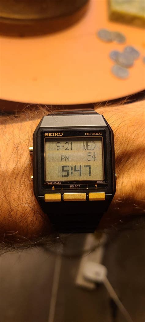 My Grandfathers Seiko Rc 4000 Watch From 1985 The Most Advanced