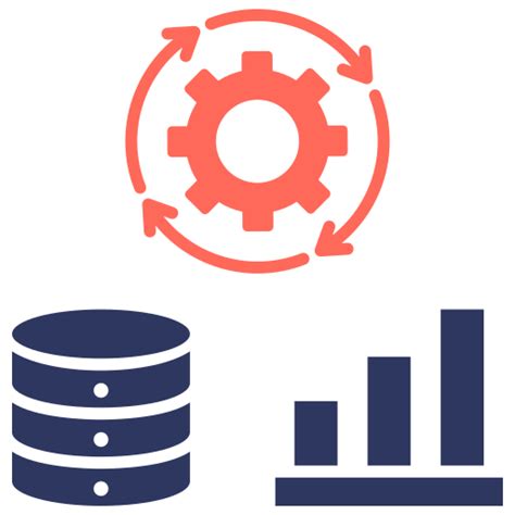 Data Driven Process Analytics Information Insight Digital Icon