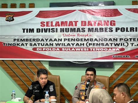 Tim DivHumas Polri Tingkatkan Kompetensi Personel Polda Sultra KENDARIPOS