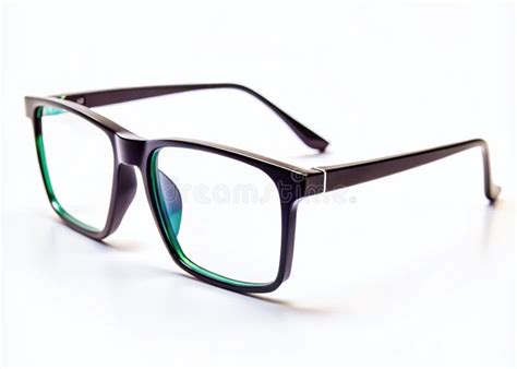 Stylish Black Rectangular Eyeglasses With Clear Lenses A Night