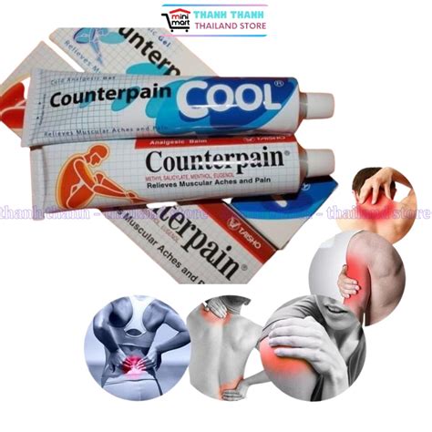 Kem cao xoa bóp Counterpain Thái Lan Red Cool Shopee Việt Nam