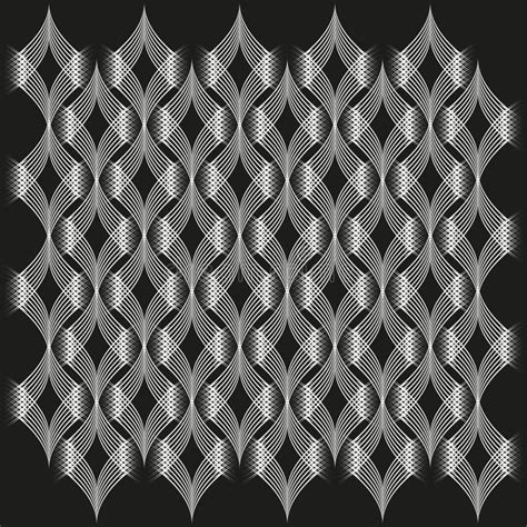 Abstract Wave Pattern Vertical Repeating Lines Modern Geometric