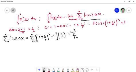 SOLVED Evaluating A Definite Integral As A Limit In Exercises Evaluate The Definite