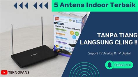 5 REKOMENDASI ANTENA TV DIGITAL INDOOR TERBAIK Tanpa Tiang Langsung