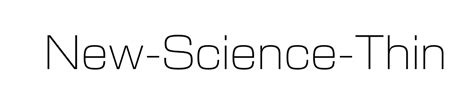 New Science Thin Free Fonts Helvetica Neue Font Free Download