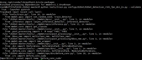 ImportError Made By Deform Conv Cuda Issue JialeCao D Det GitHub