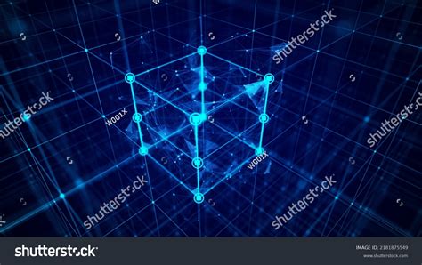기술 블록 체인 개념 암호화 산업의 스톡 일러스트 2181875549 Shutterstock