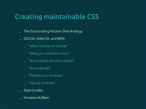 Creating Maintainable Css Speaker Deck Creating Maintainable Css Speaker Deck