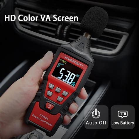 ᐉ Цифровой шумомер децибелметр Habotest HT622B c USB • Купить в Киеве ...