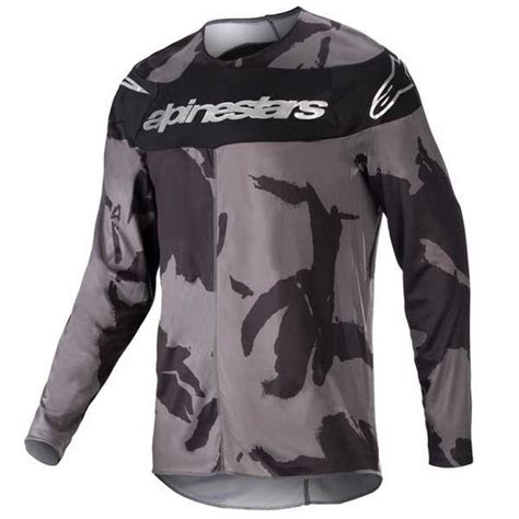 Alpinestars Racer Tactical Long Sleeve T Shirt Grey Motardinn