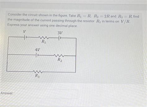 Consider The Circuit Shown In The Figure Take Chegg