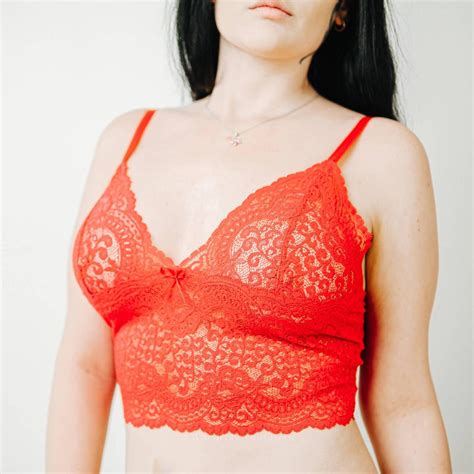 Victoria S Secret Sheer Mesh Lace Coral Red Tank Top Depop