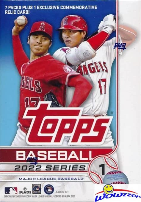 2022 Topps Series 1 Baseball Exclusive Factory Sealed Blaster Box With