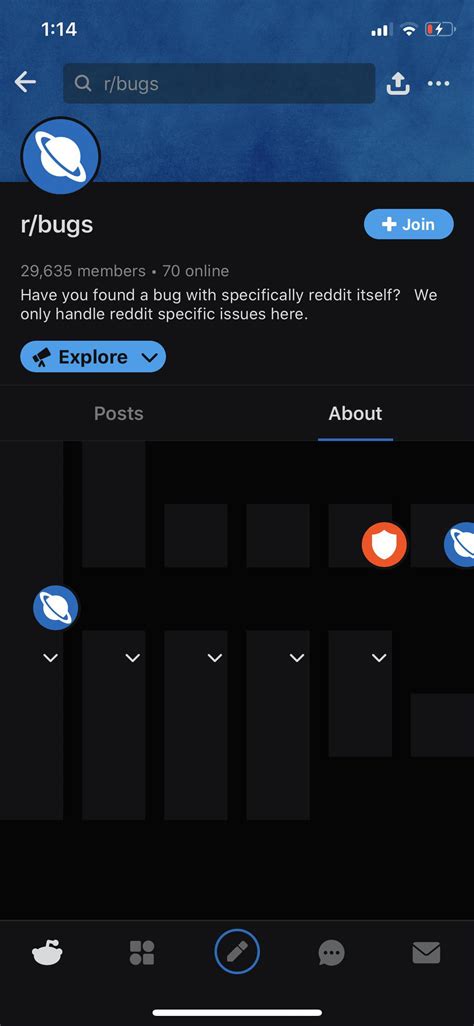 The About Tab On This Sub Is Broken R Bugs