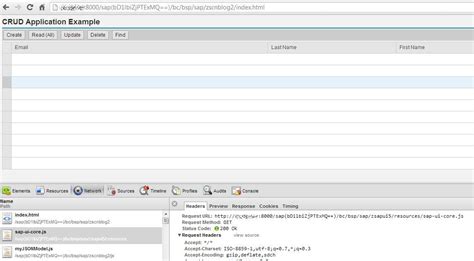 Building A Crud Application With Sapui5 And Icf Re Sap Community