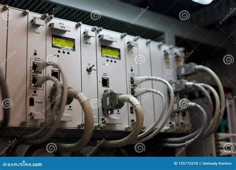 Industrial PLC System In A Rack Stock Photo Image Of Logic Ethernet 155775218