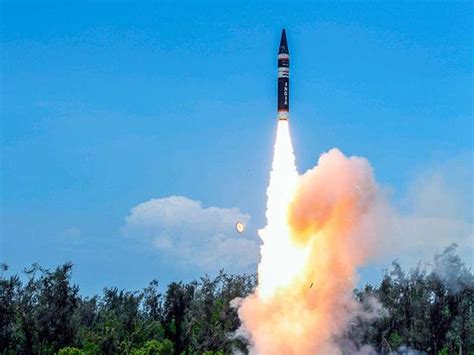 India Test Fires Nuclear Capable Agni 5 Ballistic Missile