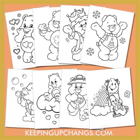 Cheer Care Bear Coloring Pages