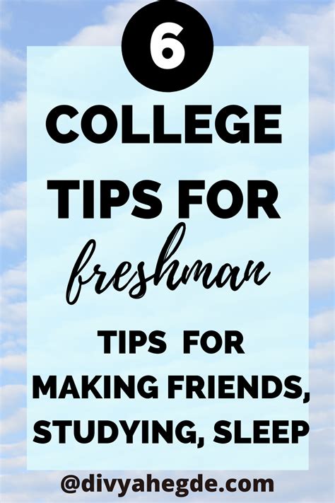 23 Best College Freshman Tips Survival Guide Artofit
