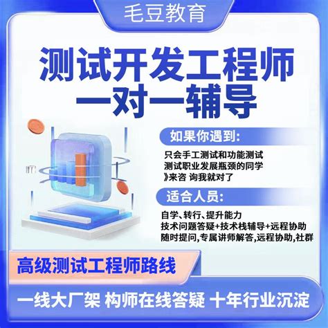 测试开发工程师一对一培训 测试就业班视频教程 编程零基础到就业 Taobao