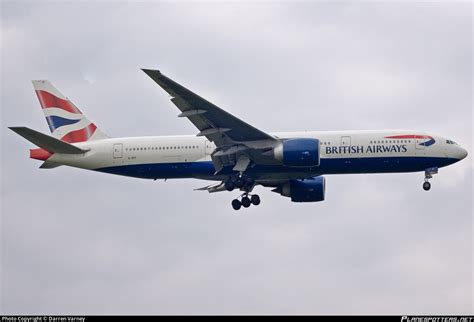 G VIIY British Airways Boeing 777 236ER Photo By Darren Varney ID