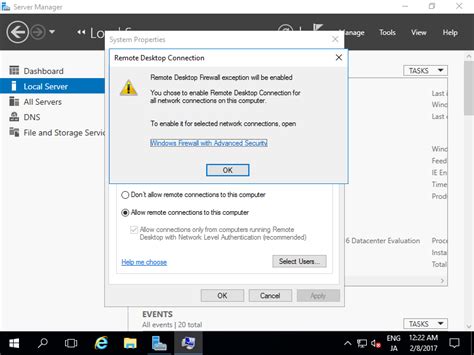 Windows 2018 Server Rdp Как включить и настроить удаленный рабочий