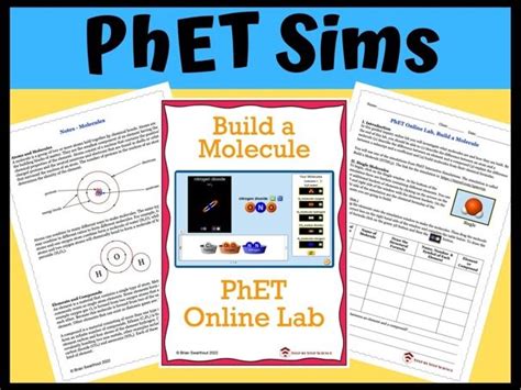 Phet Simulation Build A Molecule Teaching Resources