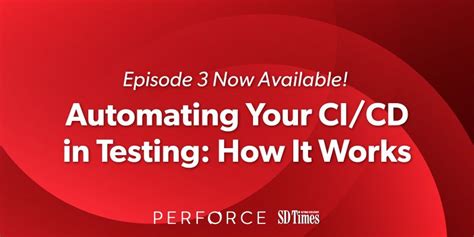 Perforce Microwebinar Series With Sdtimes Perforce Perfecto Posted On