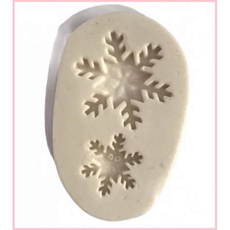 Molde De Silicone Floco De Neve Frozen