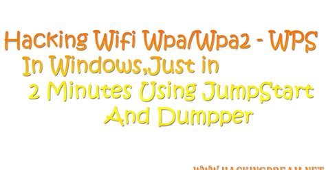 Free Program Jumpstart Wifi Hacking Tool