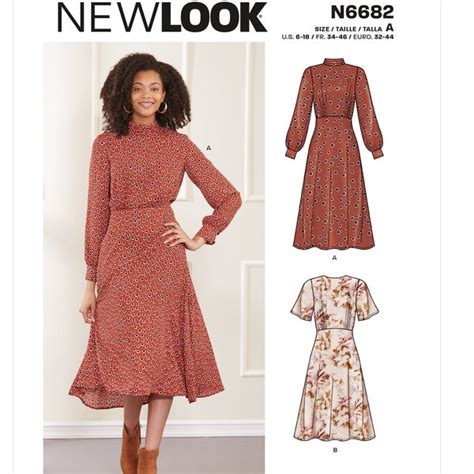 Long Sleeve Mock Neck Sewing Pattern Etsy