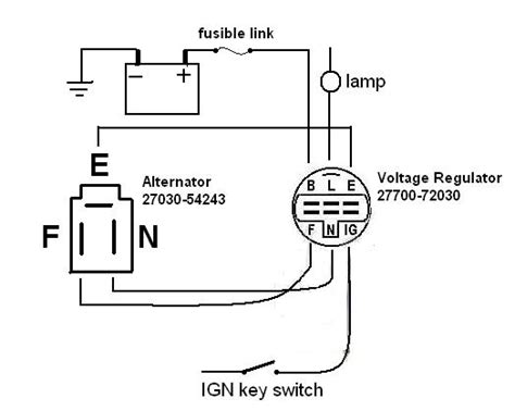 Alternator Voltage Regulator Wiring Diagram
