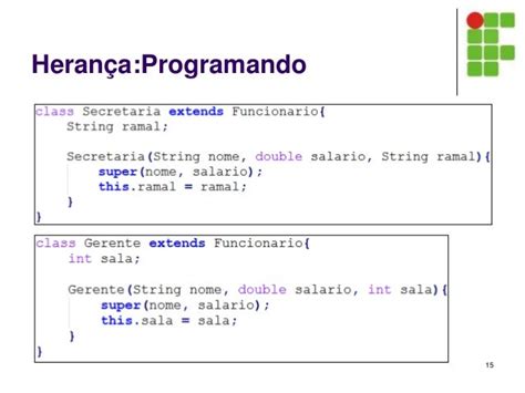 HeranÇa Programação Orientada A Objetos Java