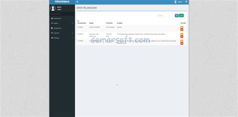 Download Aplikasi Pengiriman Barang Web Codeigniter