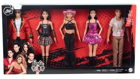 Barbie Rbd Rebelde 5 Pack Doll Set Roberta Mia Lupita Diego And