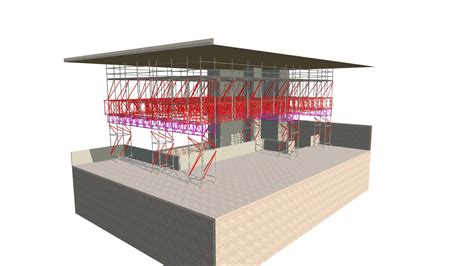 Pro Node De Dwg Sf P D Model By Node Scaffold Design