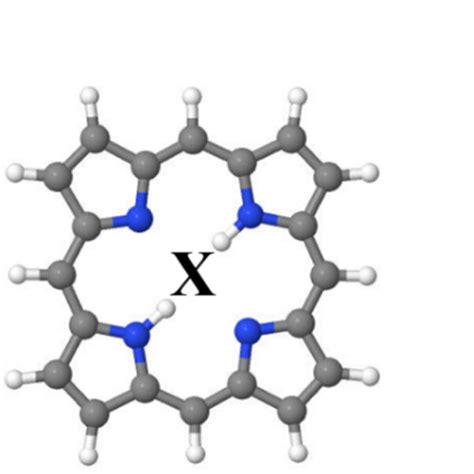 Chemical Structures Of The Studied Organic Porphyrin Derivatives A