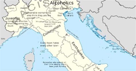 Litalia Nella Mappa Degli Stereotipi E Degli Insulti